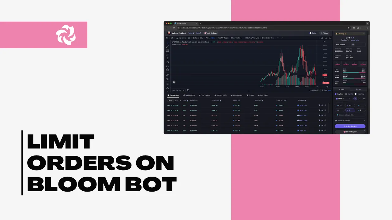 Bloom Bot - The Fastest Solana Telegram Trading Bot